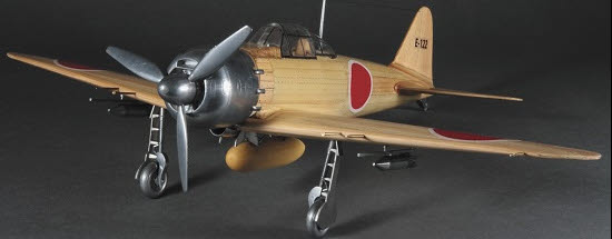 Aircraft Zero Fighter Model / Woody JOE