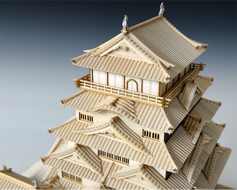 "Fukuyama Castle" Wooden Japanese Castle Model, by Woody JOE