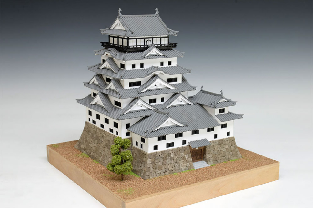 "Fukuyama Castle" Wooden Japanese Castle Model, by Woody JOE