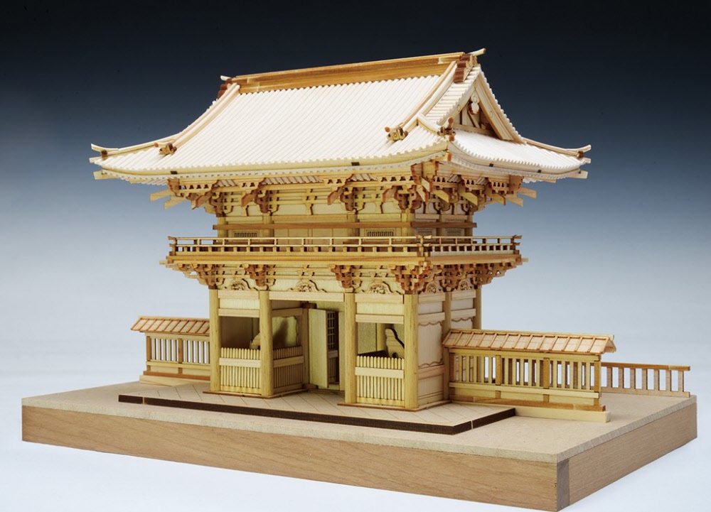 Kunozan Toshogu ROUMON, Japanese Shrine Model, by Woody JOE