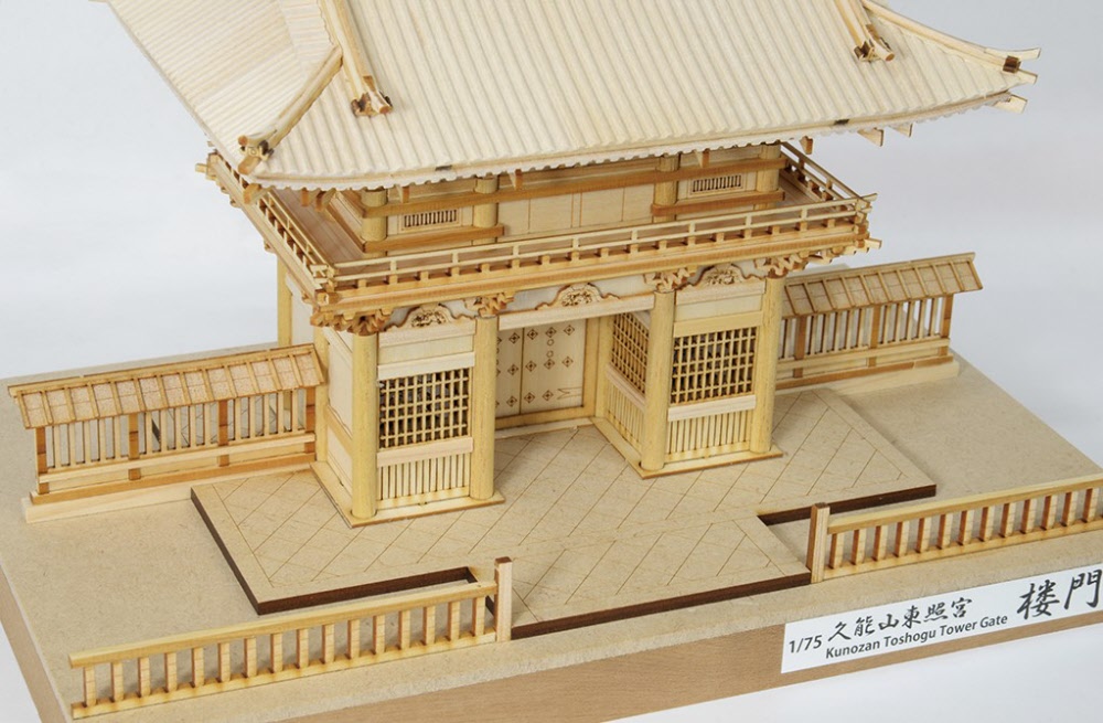 Kunozan Toshogu ROUMON, Japanese Shrine Model, by Woody JOE