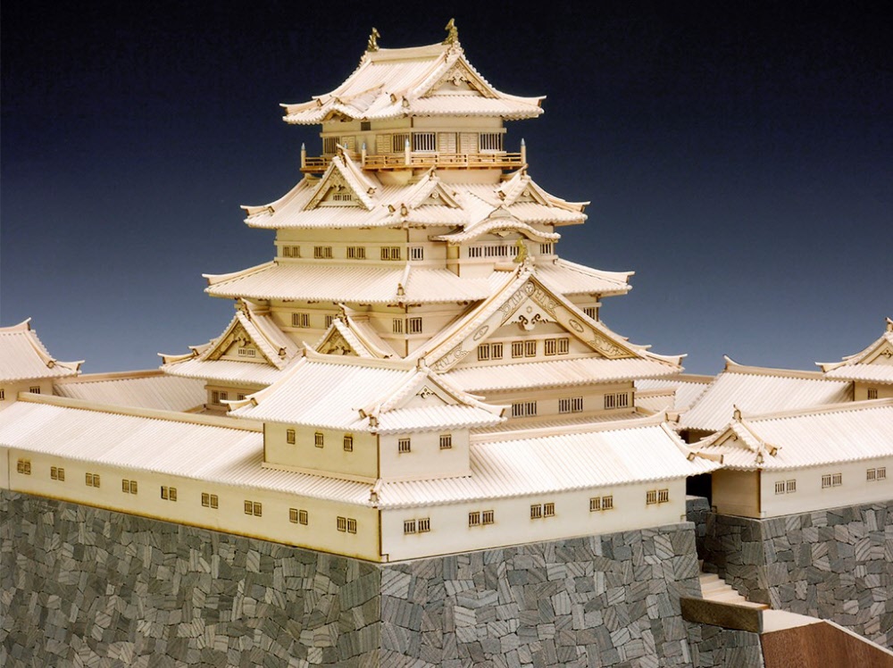 Sunpu Castle Japanese Castle Model, by Woody JOE
