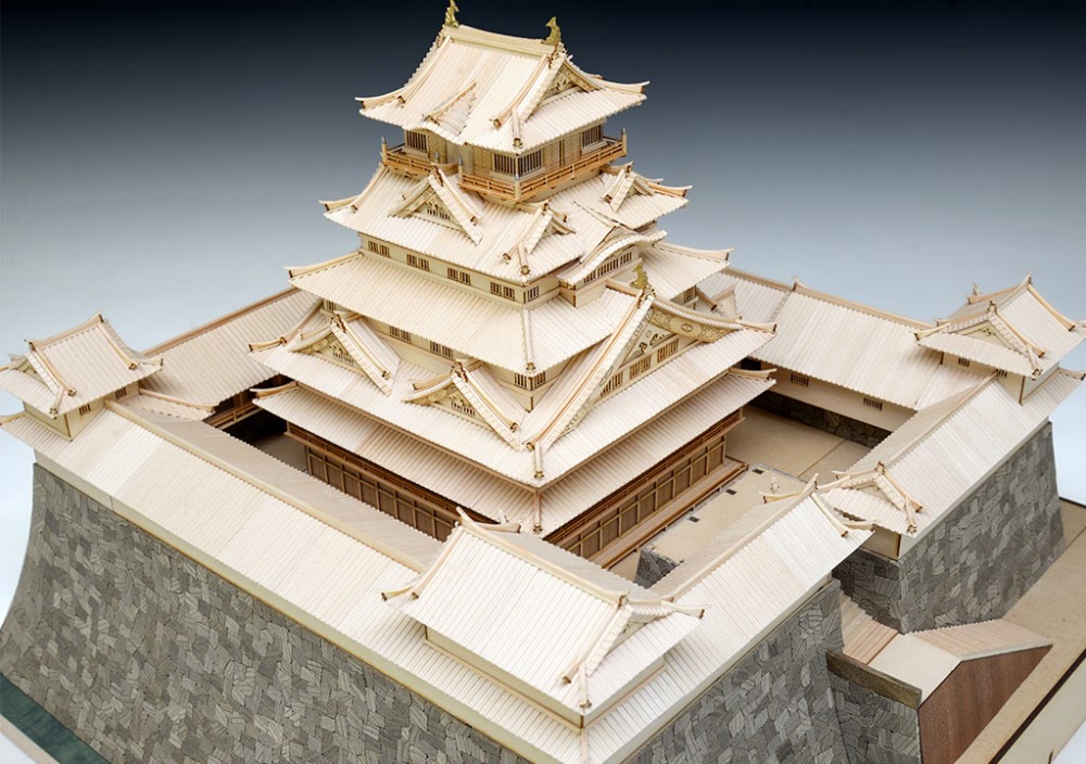 Sunpu Castle Japanese Castle Model, by Woody JOE