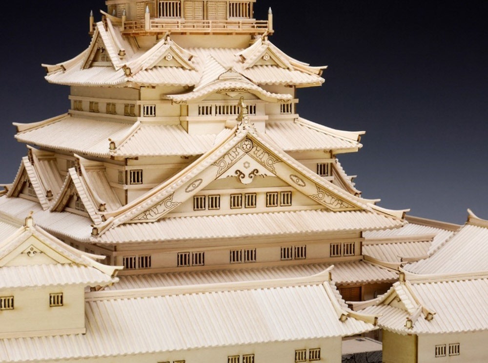 Sunpu Castle Japanese Castle Model, by Woody JOE