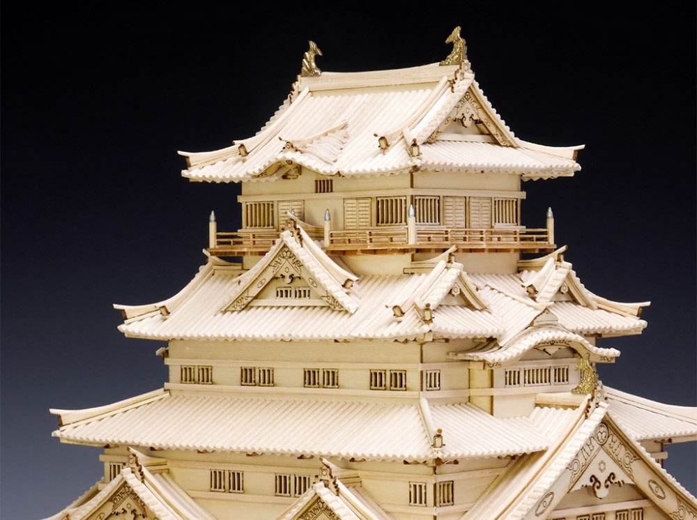Sunpu Castle Japanese Castle Model, by Woody JOE
