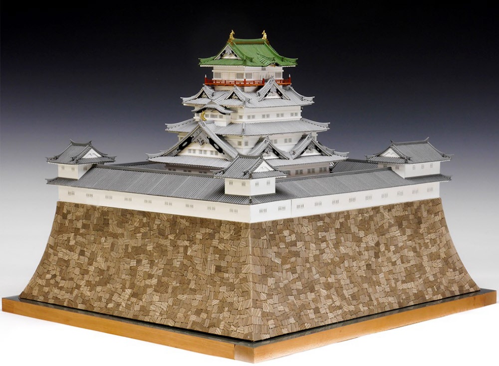 Sunpu Castle Japanese Castle Model, by Woody JOE