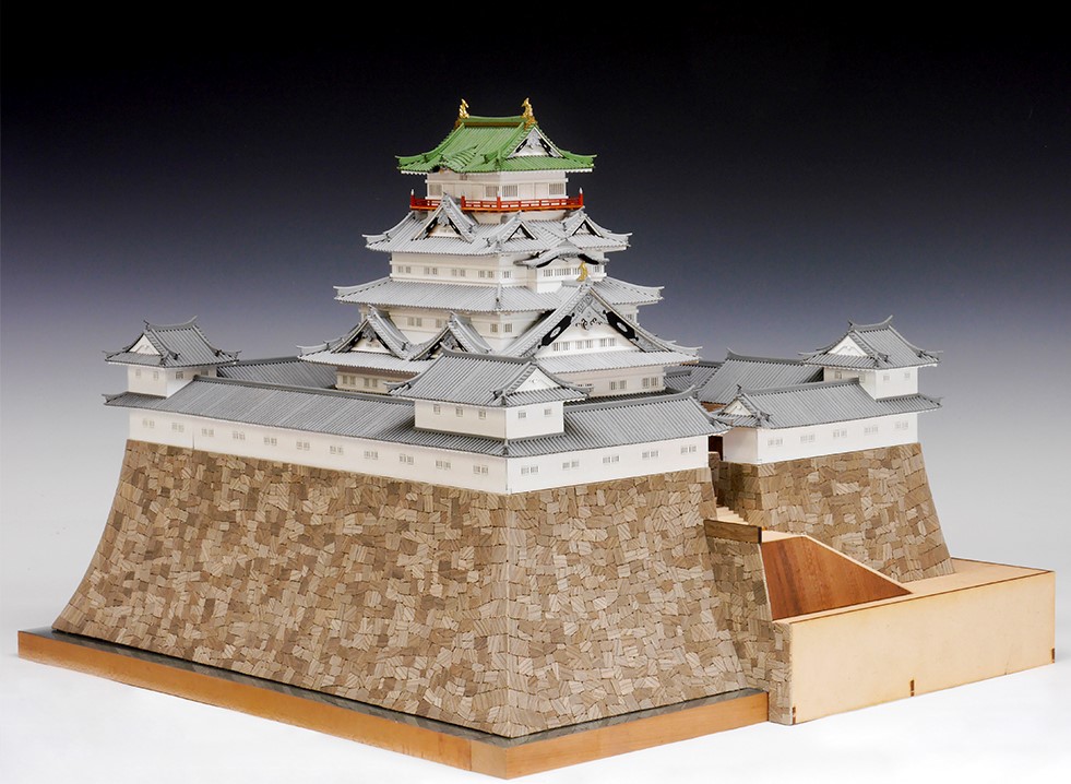Sunpu Castle Japanese Castle Model, by Woody JOE