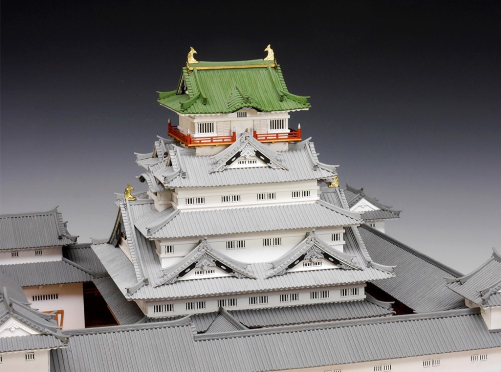 Sunpu Castle Japanese Castle Model, by Woody JOE