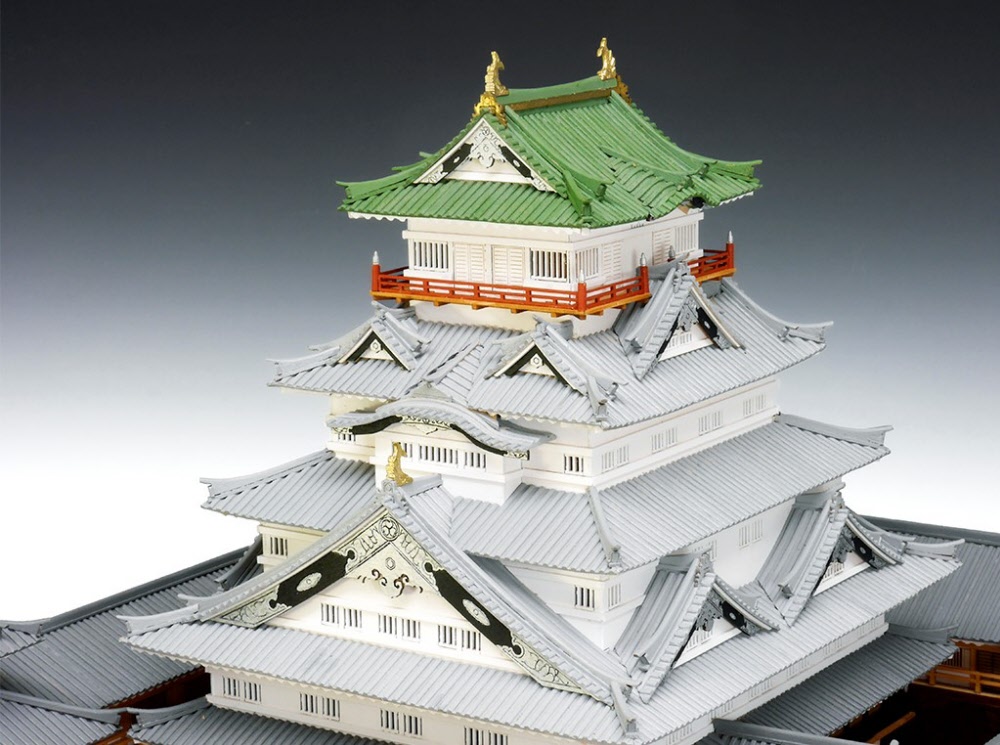 Sunpu Castle Japanese Castle Model, by Woody JOE
