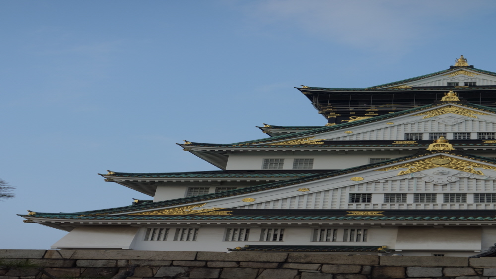 "Osaka Castle" Wooden Japanese Castle Model, by Woody JOE