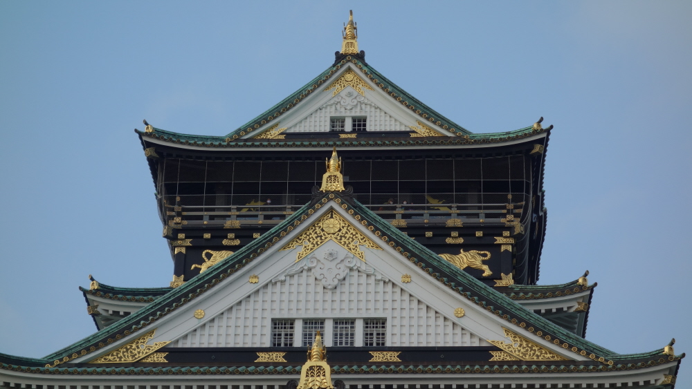 "Osaka Castle" Wooden Japanese Castle Model, by Woody JOE