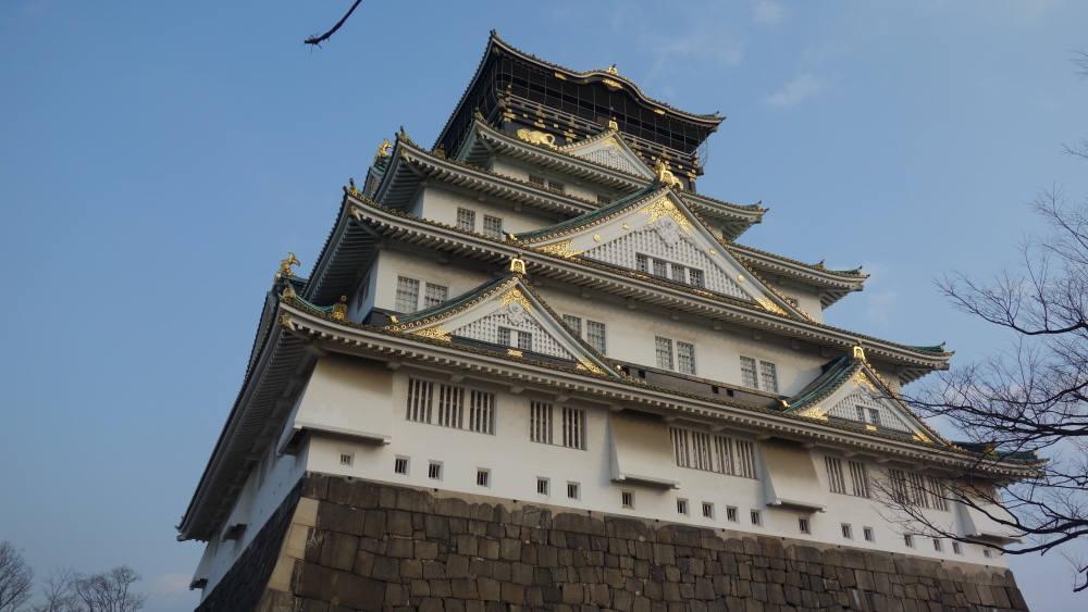 "Osaka Castle" Wooden Japanese Castle Model, by Woody JOE