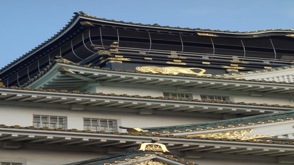 "Osaka Castle" Wooden Japanese Castle Model, by Woody JOE
