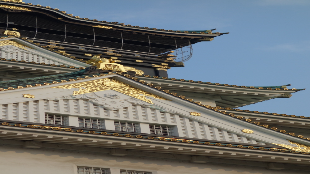 "Osaka Castle" Wooden Japanese Castle Model, by Woody JOE