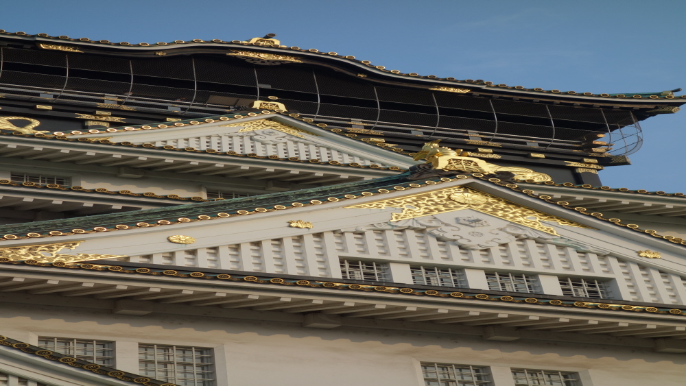 "Osaka Castle" Wooden Japanese Castle Model, by Woody JOE