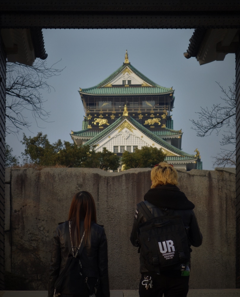 "Osaka Castle" Wooden Japanese Castle Model, by Woody JOE
