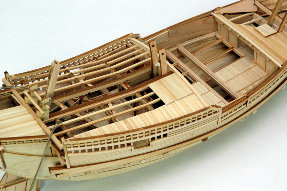 Japanese-style ship HIGAKI KAISEN Structure reproduction model, by ...