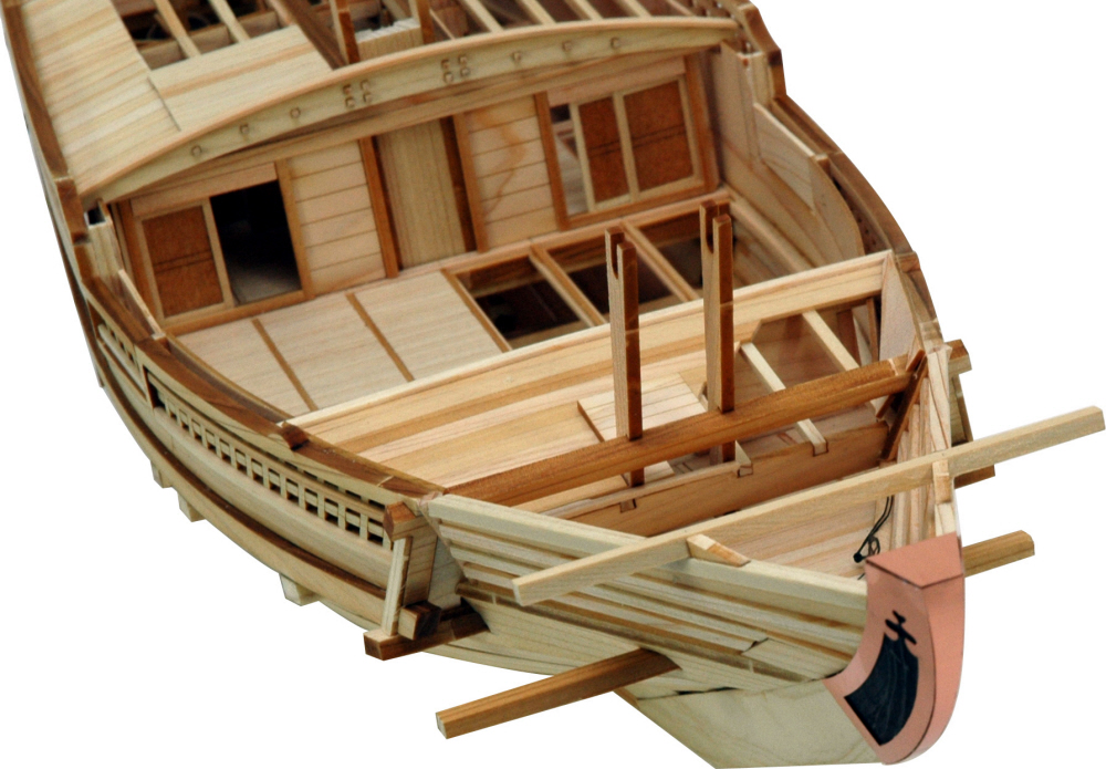 Japanese-style ship HIGAKI KAISEN Structure reproduction model, by ...
