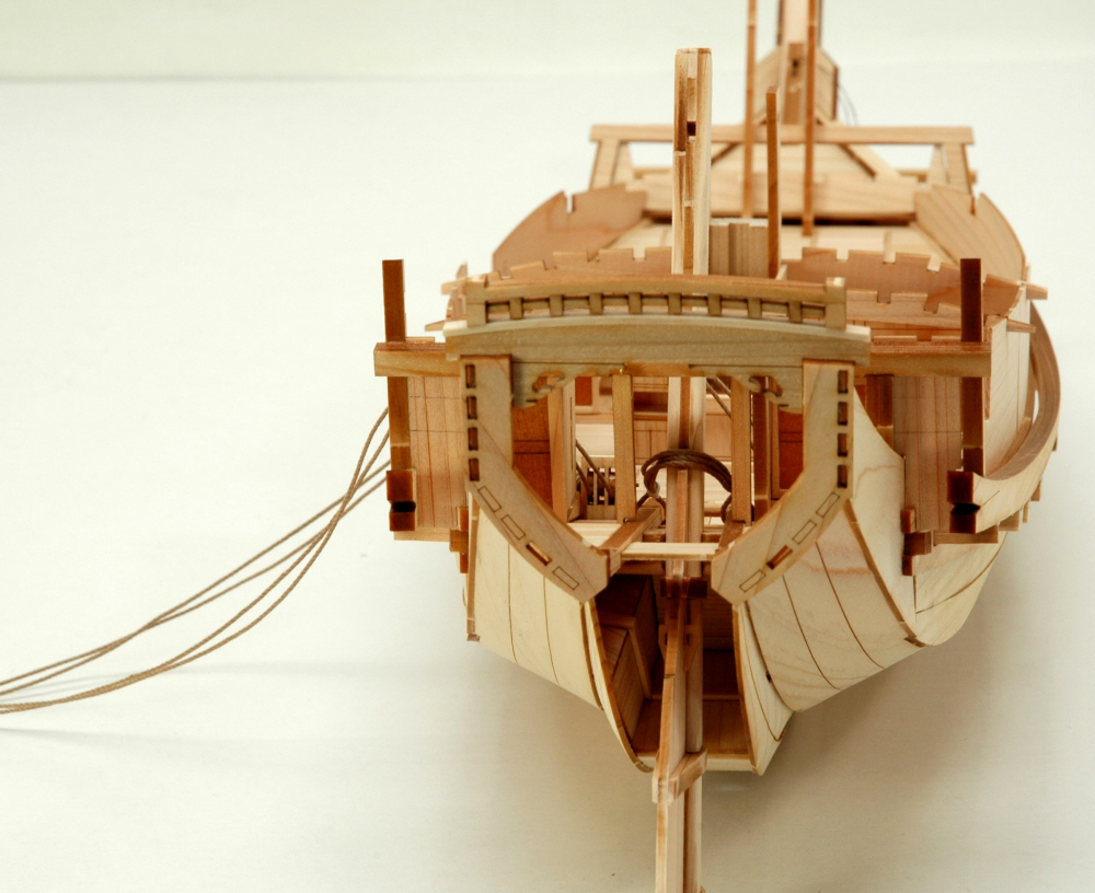 Japanese-style ship HIGAKI KAISEN Structure reproduction model, by ...