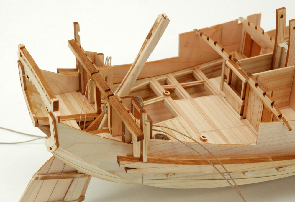 Japanese-style ship HIGAKI KAISEN Structure reproduction model, by ...
