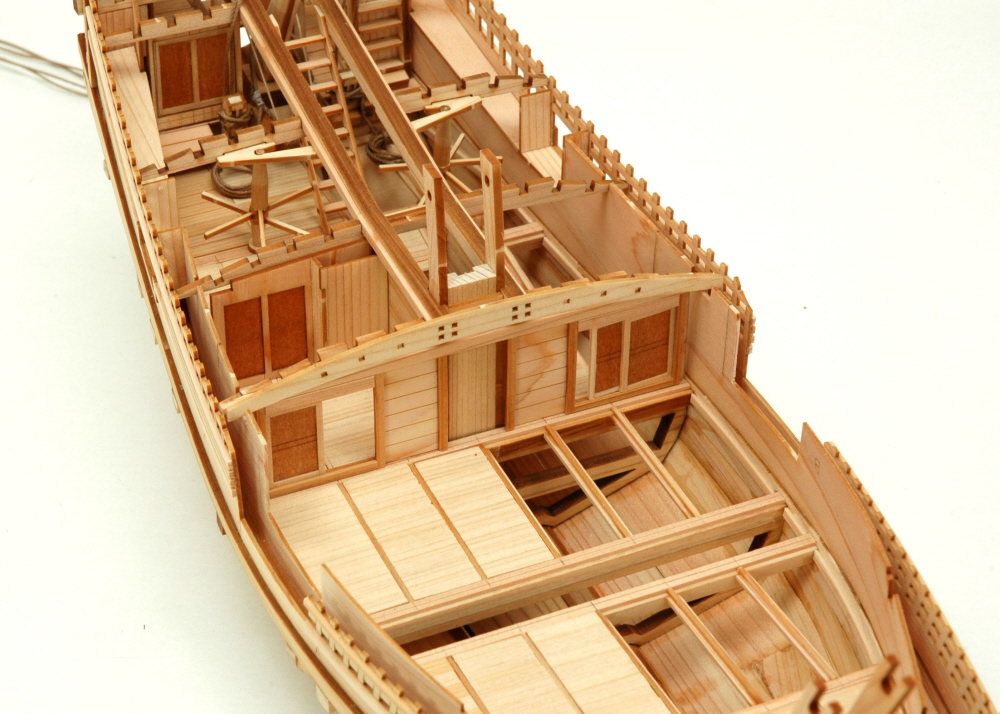 Japanese-style ship HIGAKI KAISEN Structure reproduction model, by ...