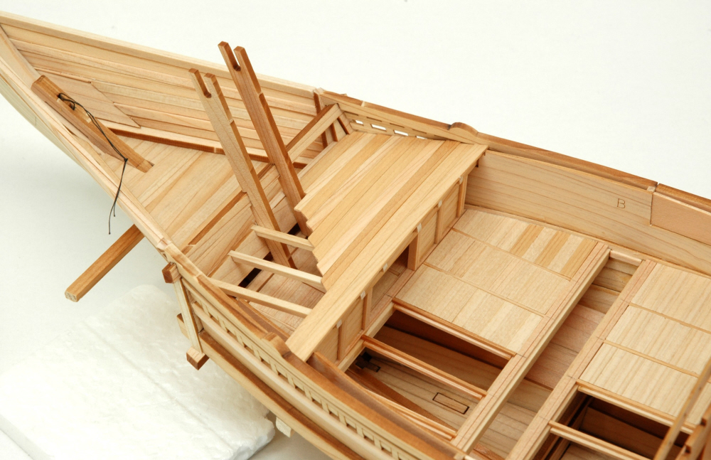 Japanese-style ship HIGAKI KAISEN Structure reproduction model, by ...