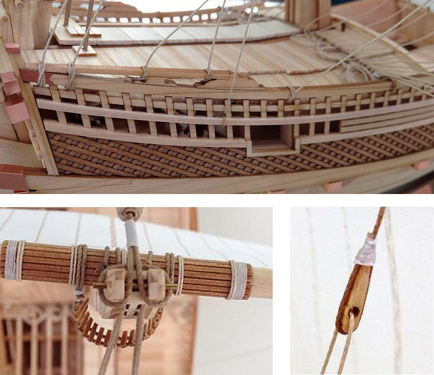 Japanese-style ship HIGAKI KAISEN Structure reproduction model, by ...