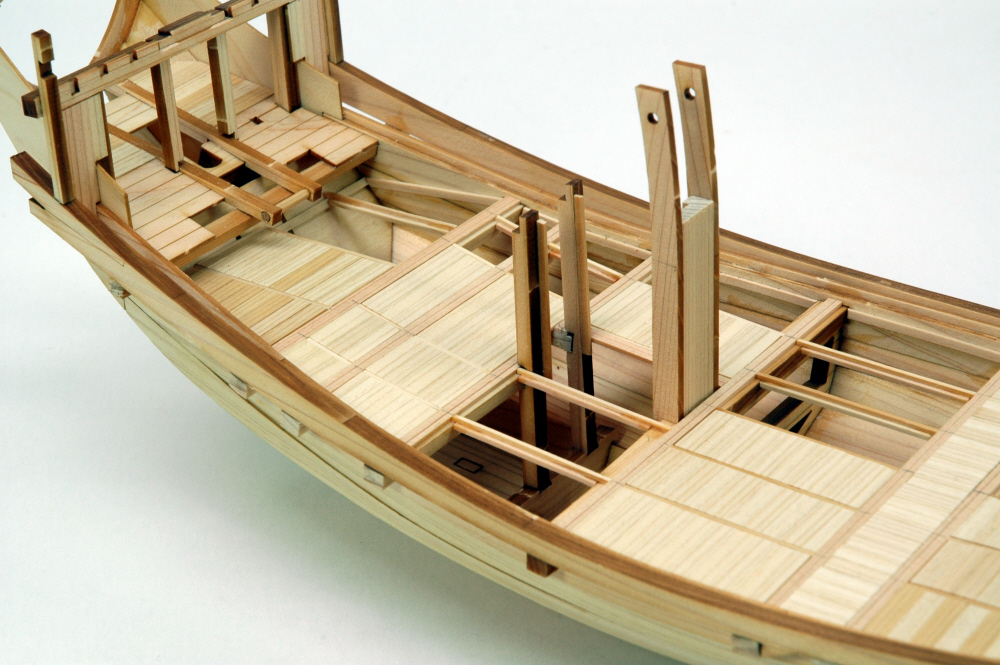 Japanese-style ship HIGAKI KAISEN Structure reproduction model, by ...