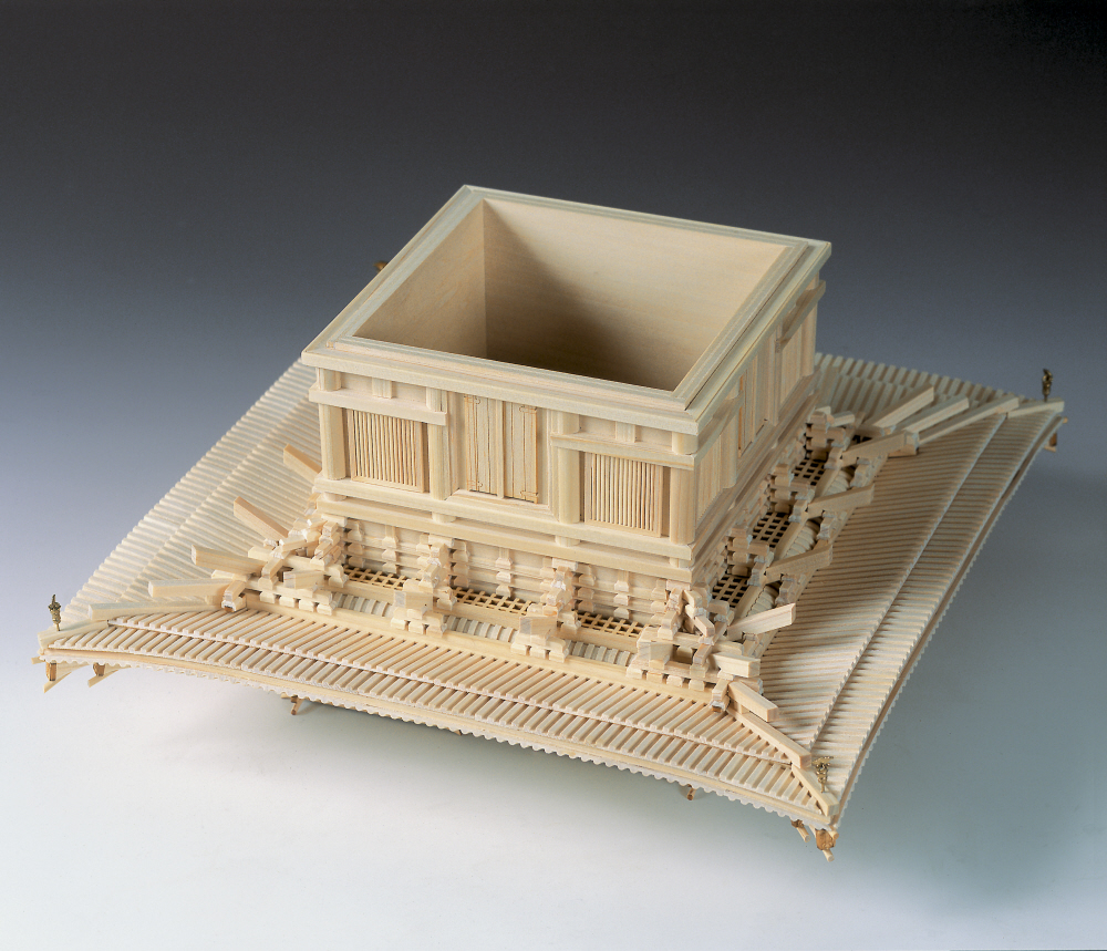 "Kohfukuj / Goju-no-To" Wooden Japanese Temple Model, by Woody JOE