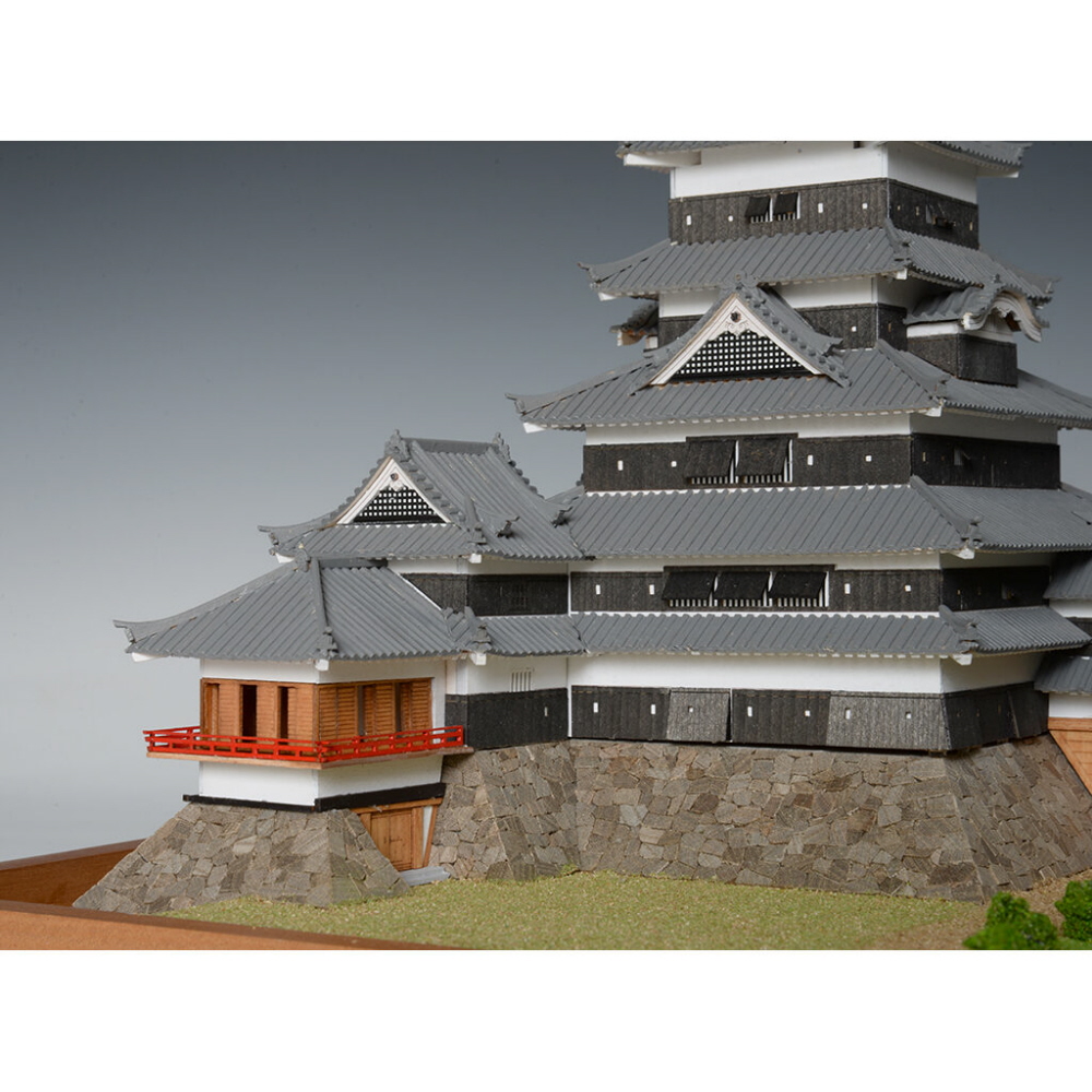 "Matsumoto Castle" Wooden Japanese Castle Model, by Woody JOE