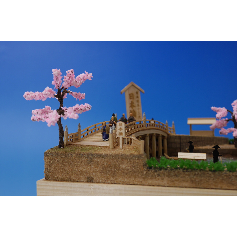 "Nihon bashi" Japanese Mini Bridge Model, by Woody JOE