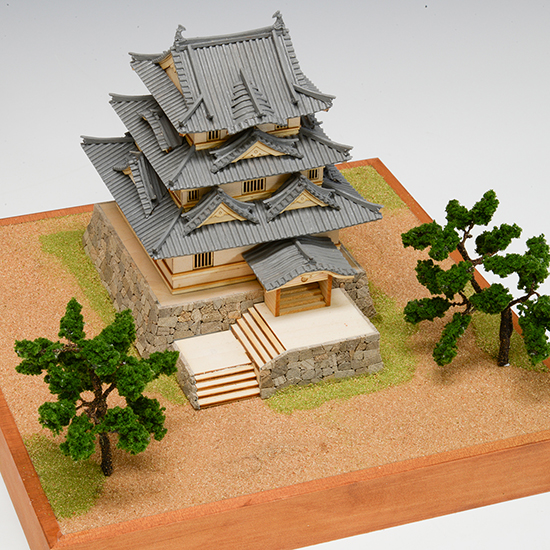Uwajima Castle, Japanese Castle Model, by Woody JOE
