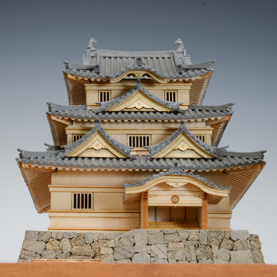 Uwajima Castle, Japanese Castle Model, by Woody JOE