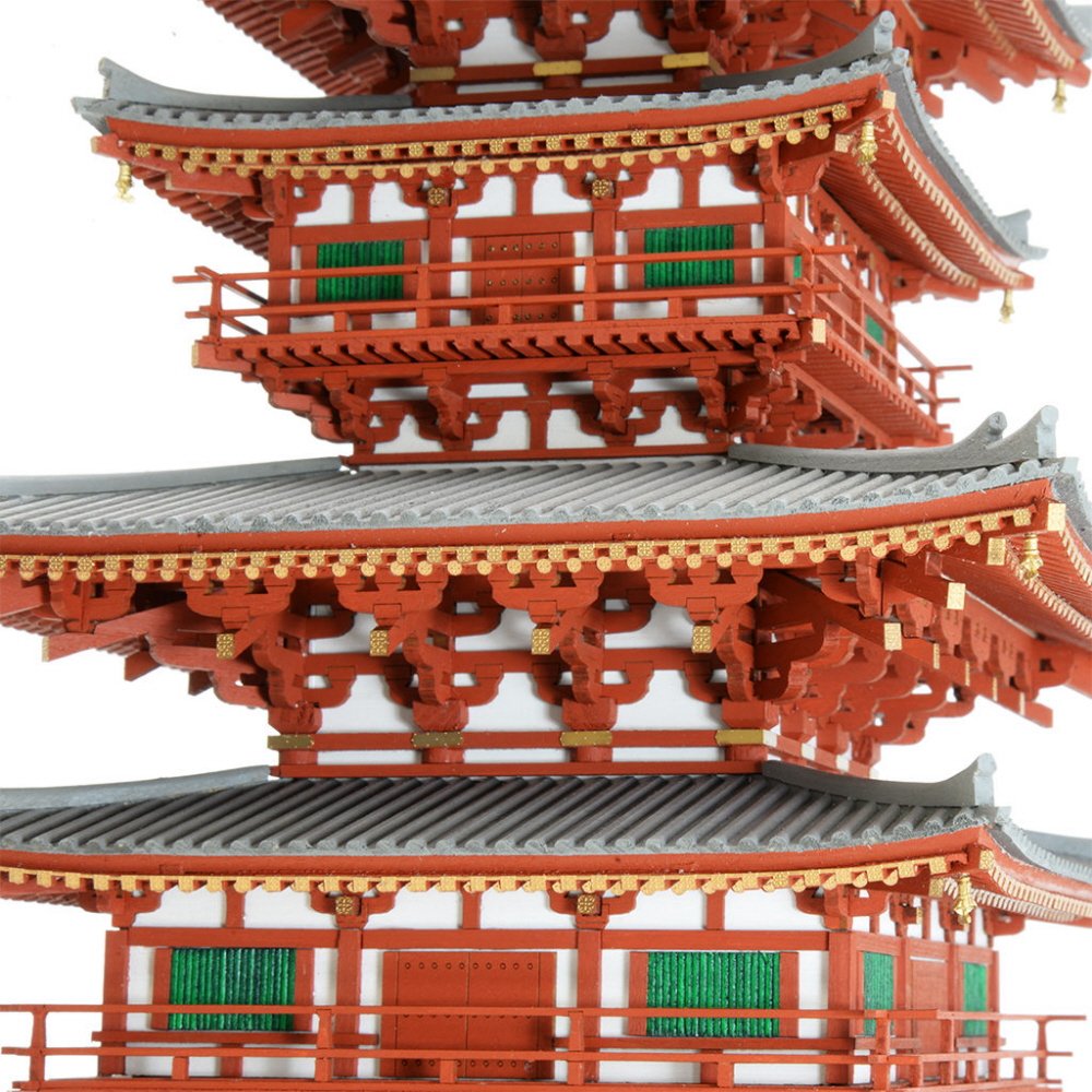 "Yakushi-ji Temple Saito ( West Pagoda )" Japanese Pagoda Model